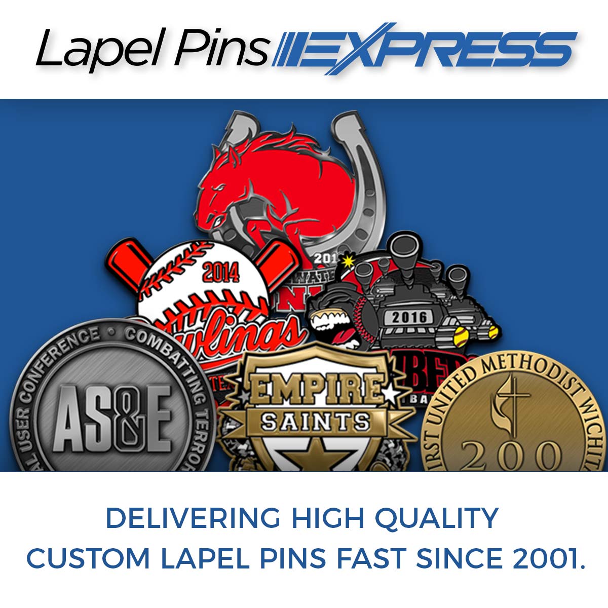 Home - Lapel Pins Express - Custom Lapel Pins have never been this easy